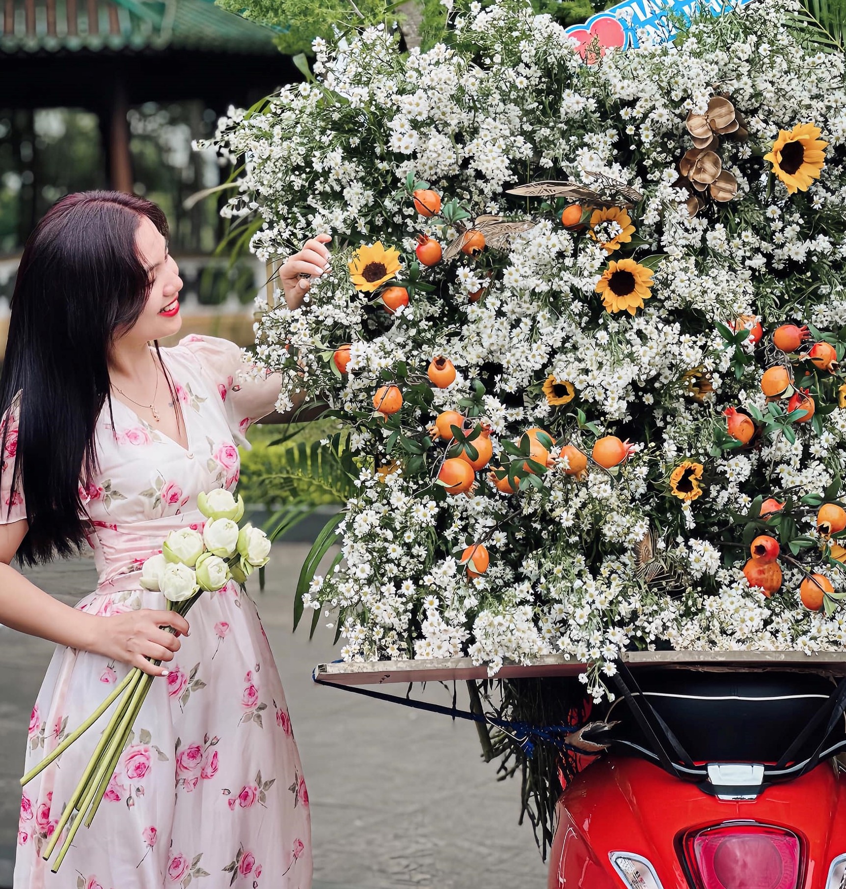 Xe hoa mùa thu, đem thu Hà Nội đến lòng Phố Núi